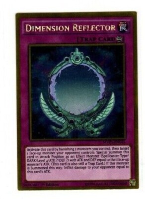 Yugioh Dimension Reflector MVP1-ENG21 Ultra Rare 1st Ed near mint ...