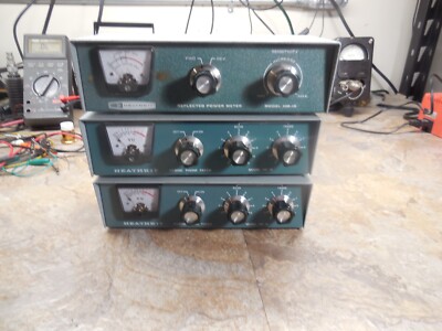 Heathkit Lot-(1ea) HM-15 SWR Bridge, (2ea) HD-15 Phone Patch *Untested ...