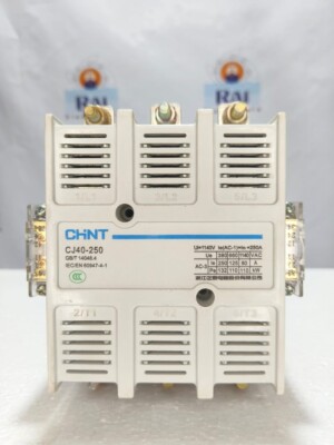 CHNT CJ40 Series AC Contactor CJ40-250M, 250A, 380-440V 3-POLE (Free ...
