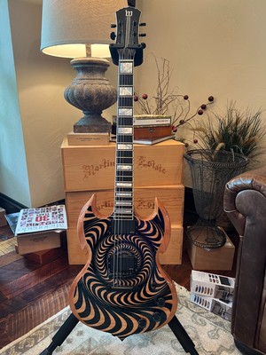 Wylde Audio Barbarian Psychic Bullseye Rawtop Electric Guitar | eBay