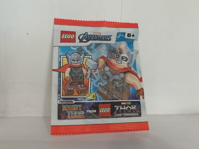 LEGO Sh815 Marvel Avengers Set 242318 Mighty THOR Mjolnir Hammer Bag ...