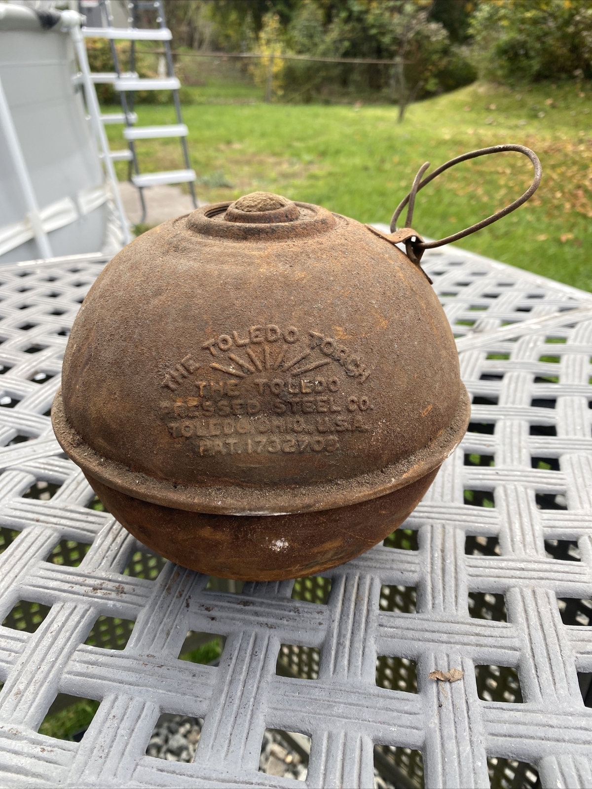 Vintage The Toledo Torch Toledo, Ohio, U.S.A. Smudge Pot Pat 1732708 | eBay