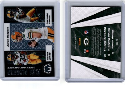 2020 Panini Mosaic Flea Flicker RODGERS, ADAMS, JONES #FF8 Green Bay ...