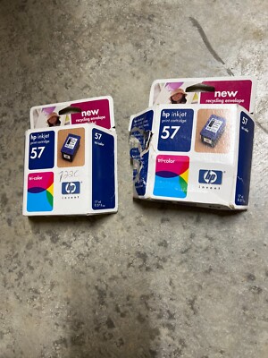 Genuine HP 57 Tri Color Ink Cartridge for Officejet 4110 4215 6105 ...