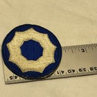Military Patch Badge Army 9th Service Command Finished Edge Variant 9 ...