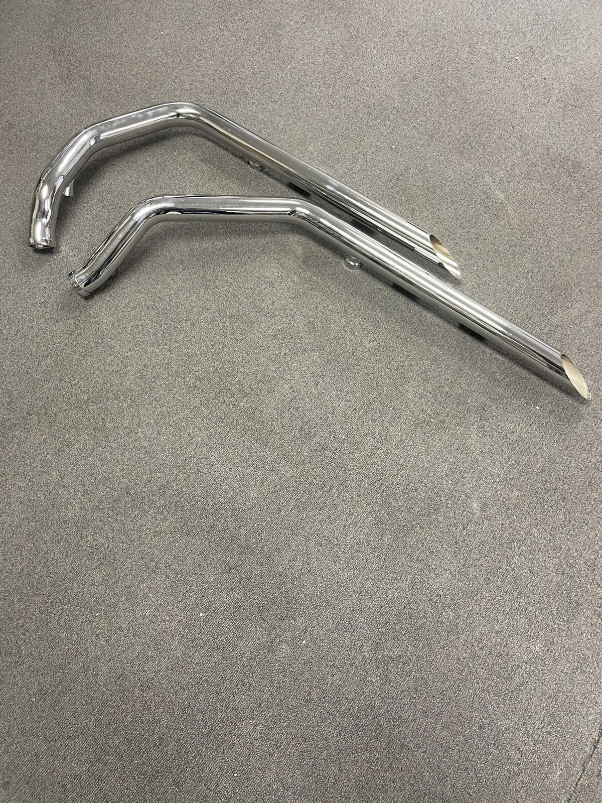 Ultima 1-3/4" Slash Cut Drag Exhaust Pipes for 04-13 HD Sportster Part ...