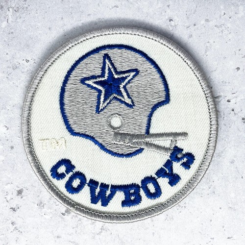 Vintage Dallas Cowboys Patch • 80s NFL Helmet • 3" Circle NOS | eBay