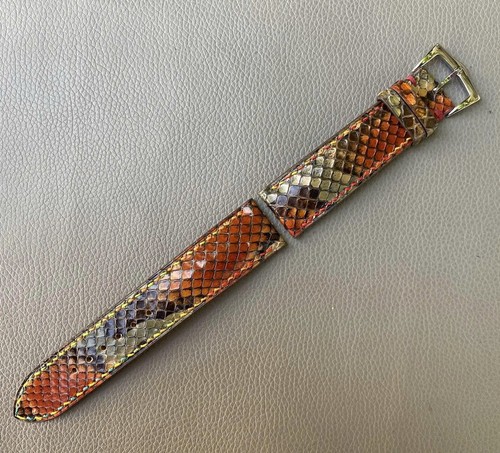 Genuine Snake Skin Watch Strap Band si 10..15 16 17 18 19 20 21 22 23 ...