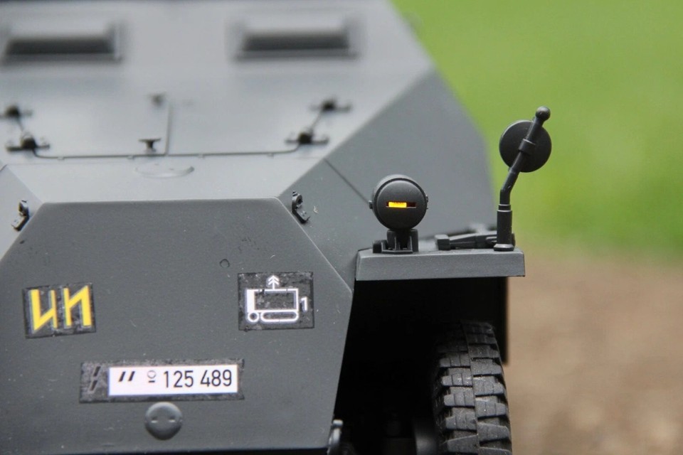 RC Car Torro German Sd.Kfz. 251/1 Ausf. D Grey 1/16 Scale Armored ...