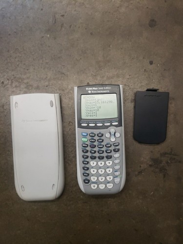 Texas Instruments TI-84 Plus Silver Edition Graphing Calculator w/Cover ...