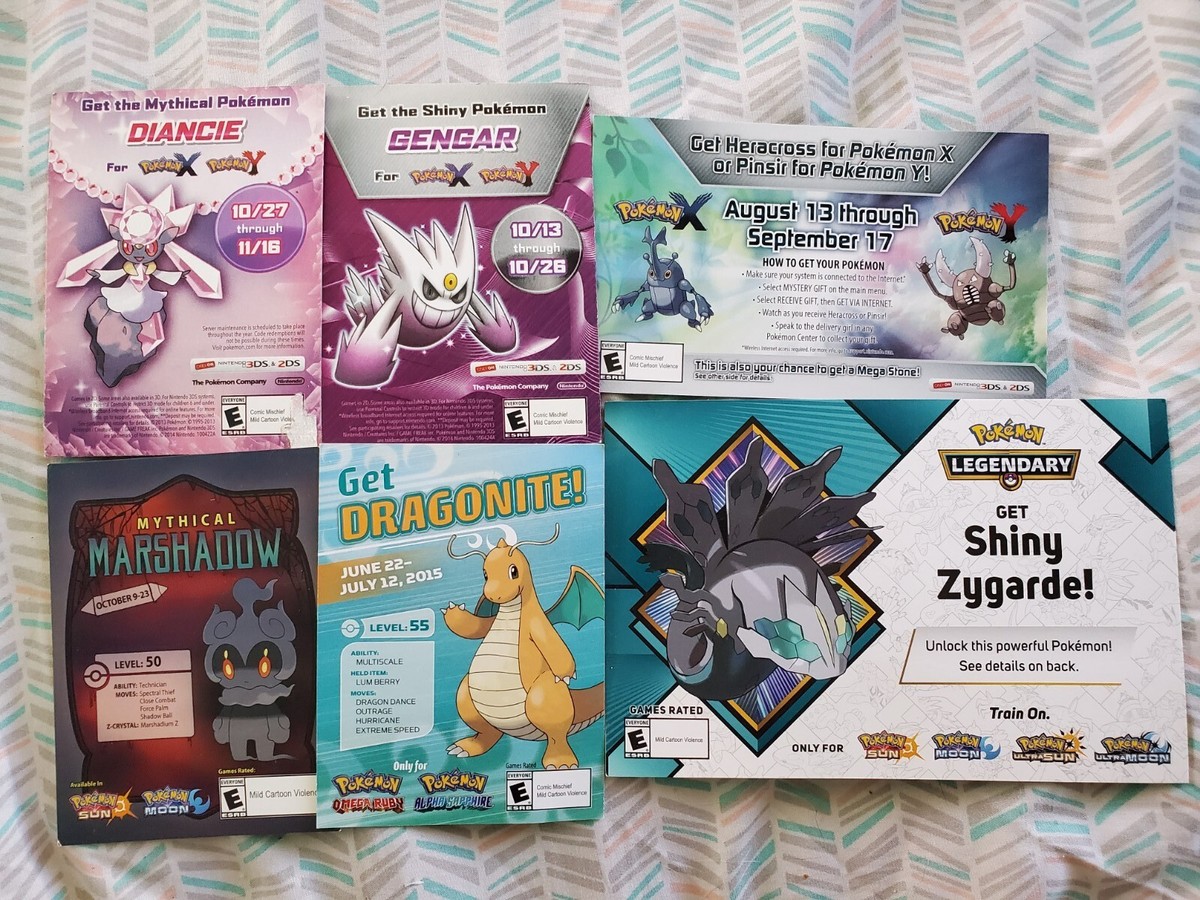 Diancie Code Mystery Gift