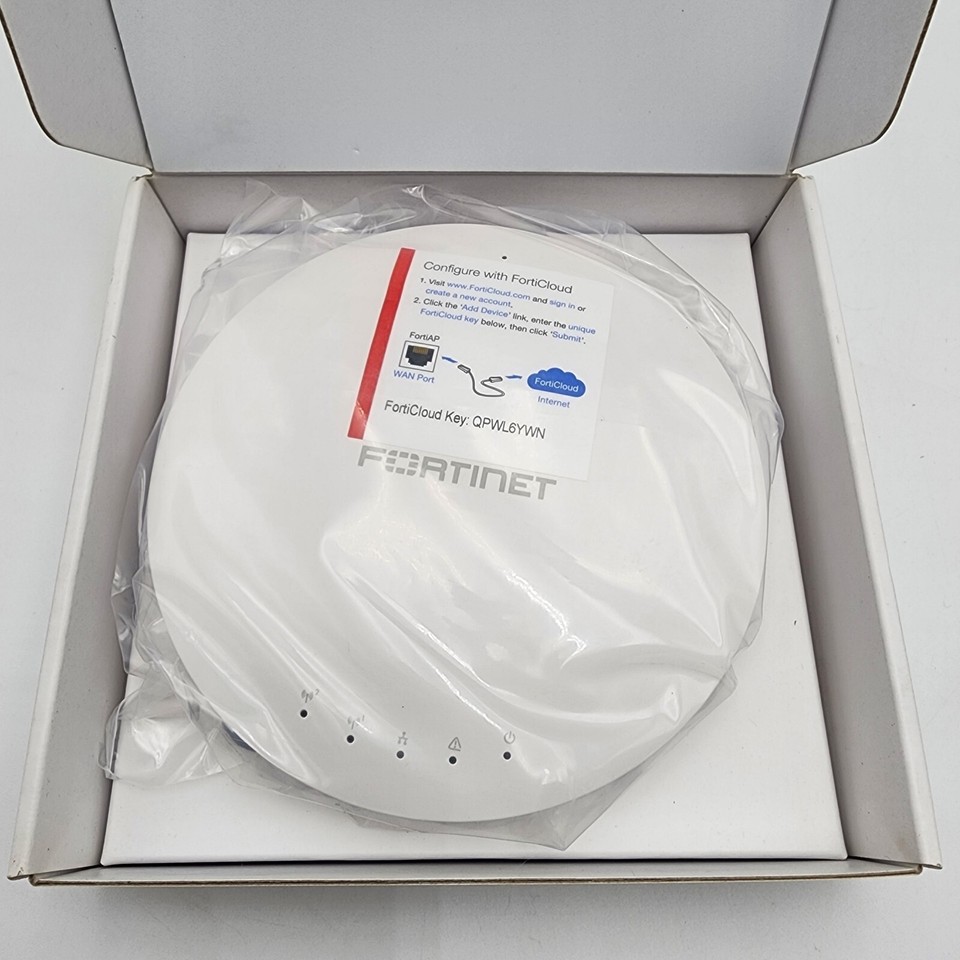 FORTINET FortiAP FAP-221C-A WIRELESS ACCESS POINT NEW Open Box | eBay