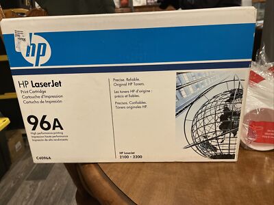New OEM HP 96A Black Toner Cartridge C4096A 88698592977| eBay