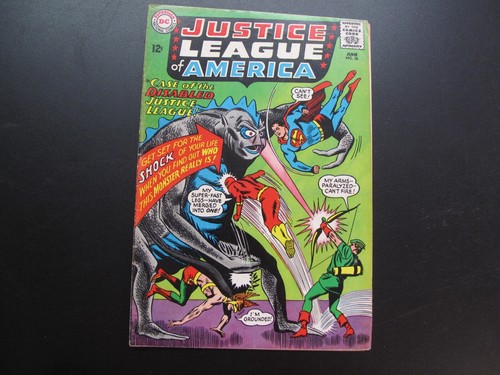 DC Comics Comic Book Justice League of America No. 36 Disabled Superman ...