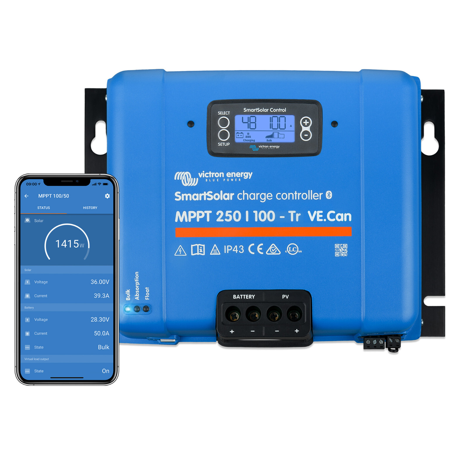 Control Display (0% MwSt.*) Victron Display für SmartSolar Laderegler ...