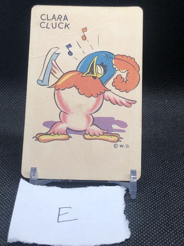 1930s Disney Whitman Old Maid Clara Cluck E | eBay