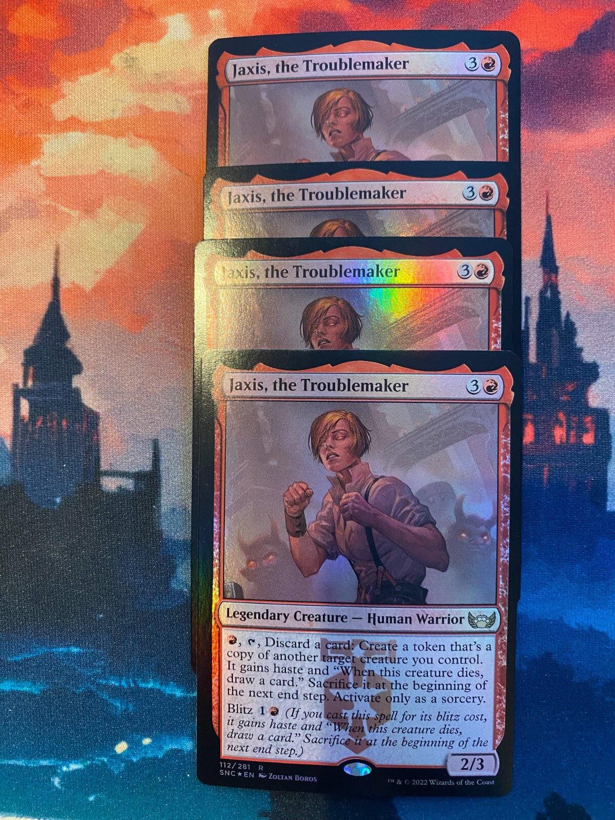 MTG Streets of New Capenna Jaxis the Troublemaker Foil x 4 | eBay