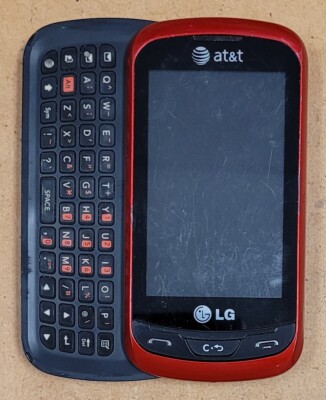 LG Xpression C395 - Red and Black ( AT&T ) Cellular Phone - Tested / No ...