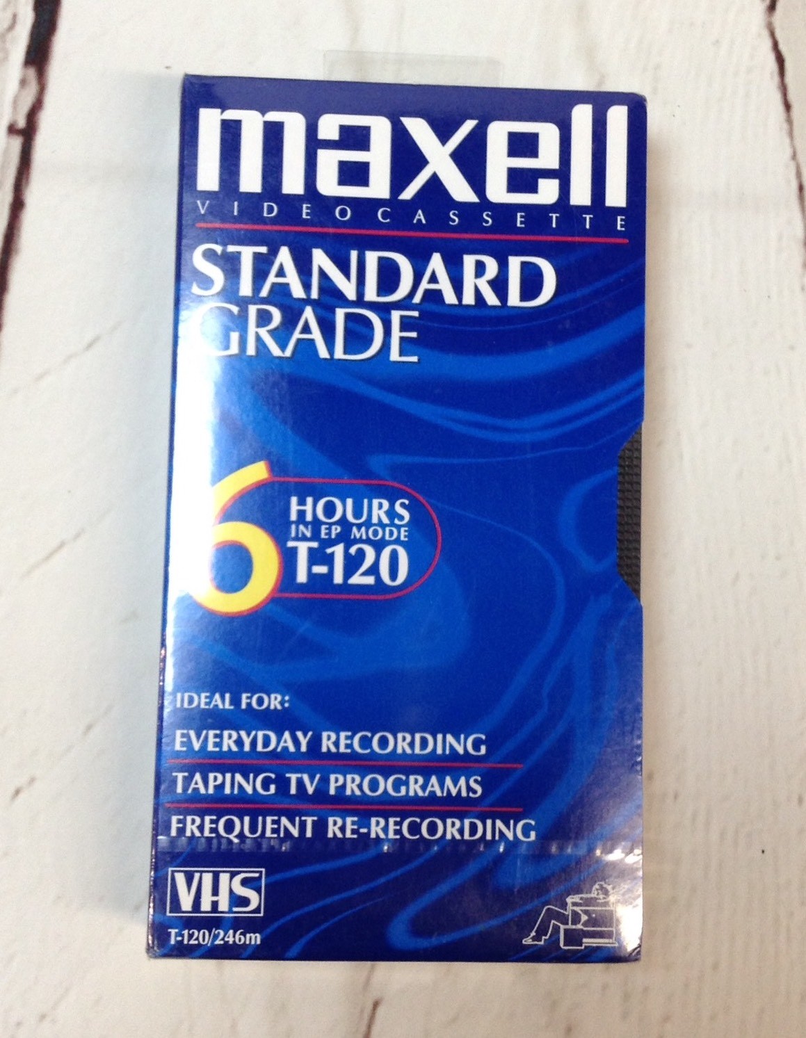 Maxell Standard Grade VHS Blank Tape 6 Hours T-120 Brand New 25215214011| eBay