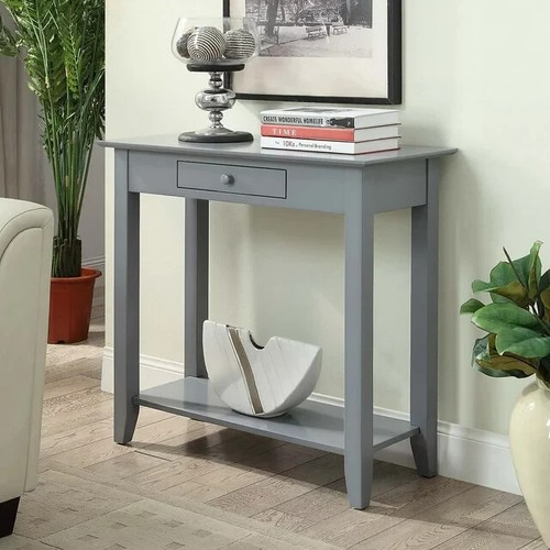 Narrow Accent Console Table For Hall Entry Small Room Space Apartment ...