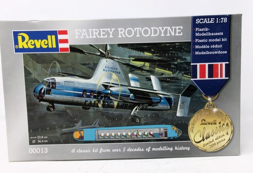 RARE Revell Classics 00013 Fairey Rotodyne Airplane Model Kit 1/78 ...