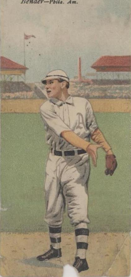 1911 Mecca Double Folders - T201 Chief Bender, Rube Oldring (RC) for ...