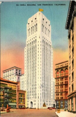 Postcard Shell Building San Francisco California | eBay