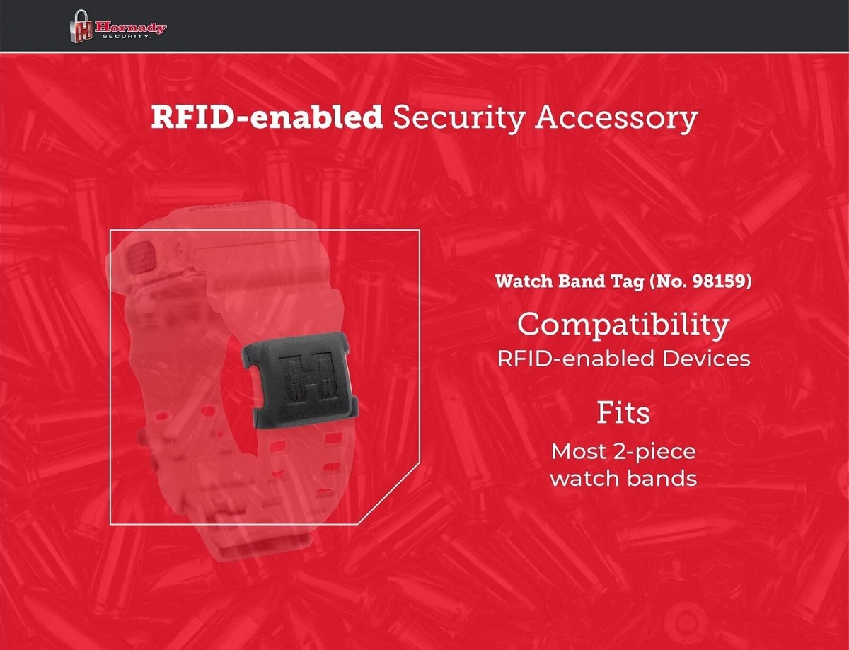 RFID Safe Tag Hornady RFID Watchband Tag For Rapid Safe - Quick Access ...