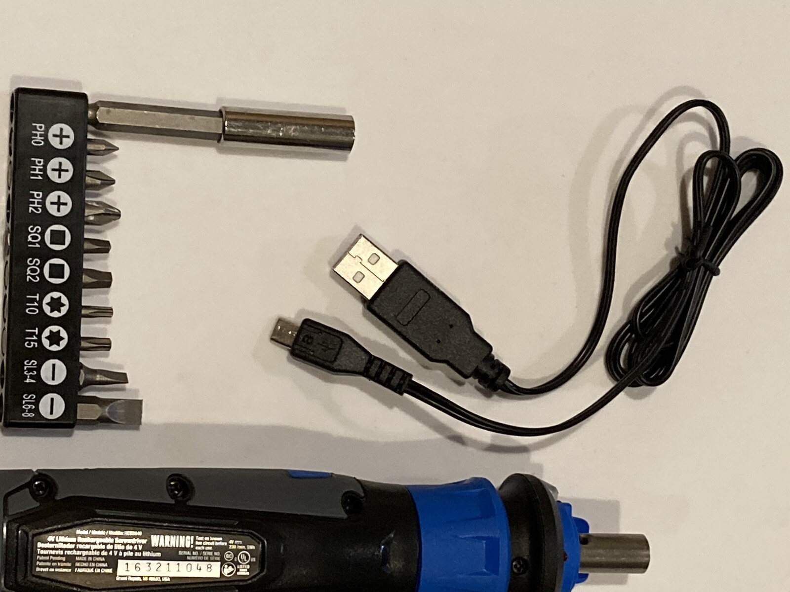 Screwdriver Kit Hammerhead 4v Lithium Rechargeable With Patented ...