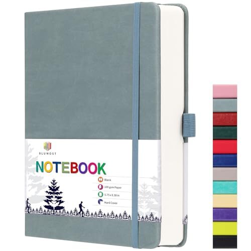 Blank Paper Notebook - 280 Pages A5 Blank Journal Notebook A5-Blank ...