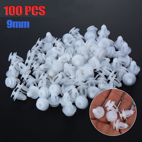 Rivets Bumper clips Accessories 100Pcs Screw Fastener Fender Trunk Pin ...