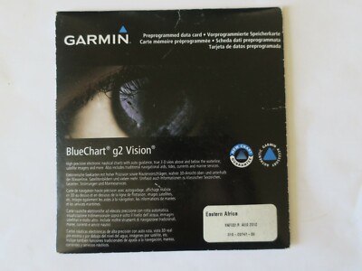 CARTE NAVIGATION GARMIN BLUE CHART G2 VISION - EASTERN AFRICA / NEW ...