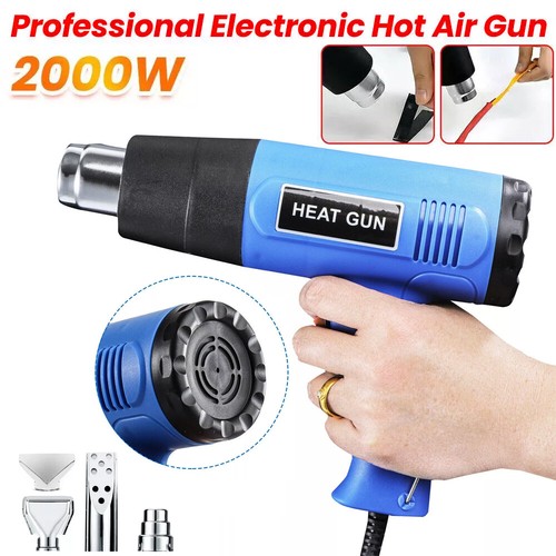 2000w Hot Air Heat Gun Paint Stripper Stripping Shrink Power Drying Heater Tool Ebay Uk