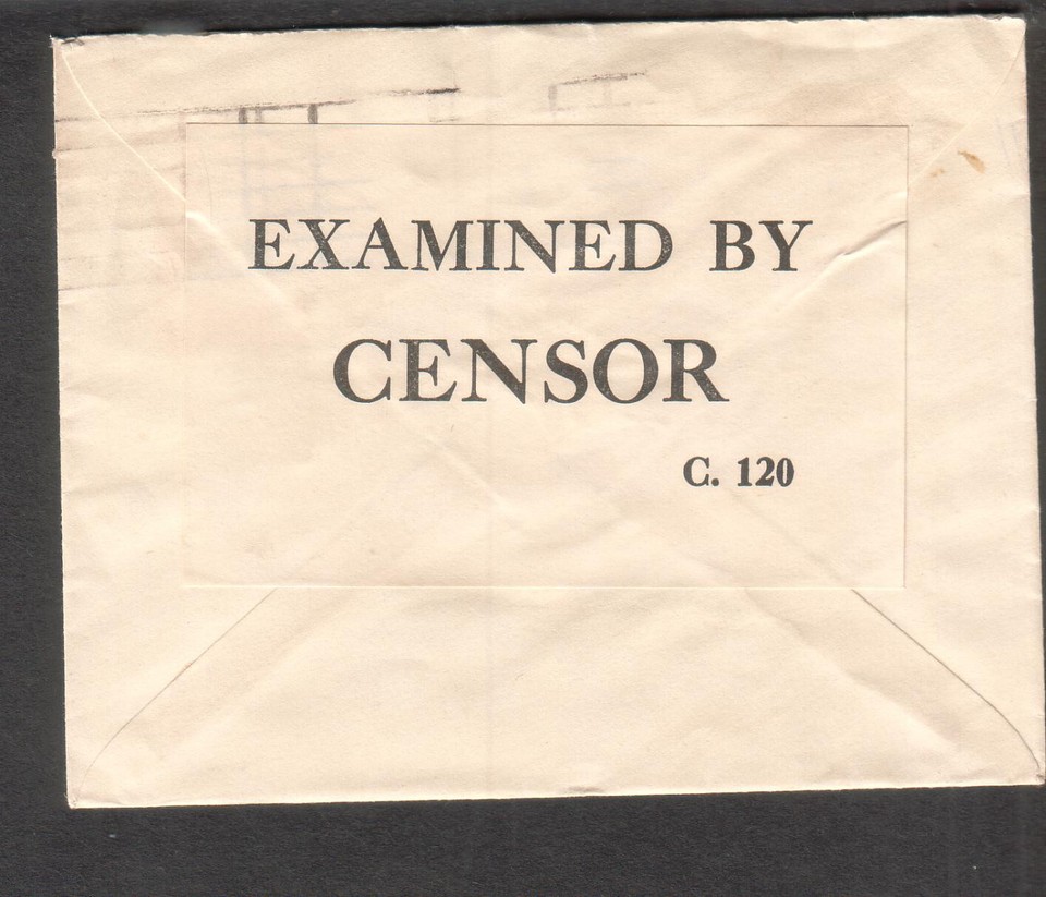 Canada Nova Scotia 1941 WWII censor C.120 cover Halifax to G S Kuhn St ...