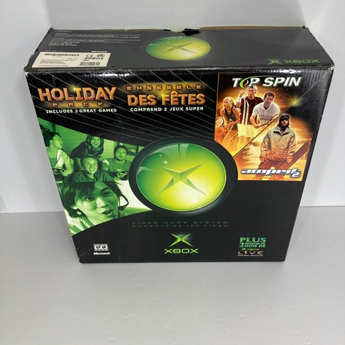 Used EMPTY BOX ONLY Original Microsoft Xbox Console Canada Holiday Pack ...
