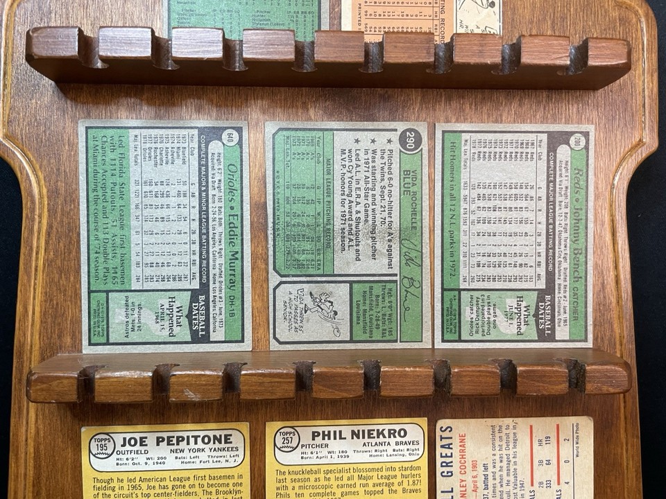 Topps Vintage Baseball 11-Card Lot Hank Aaron / Bench / Murray HOF’s GD ...