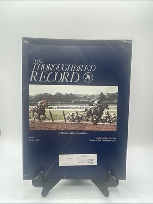 The Thoroughbred Record Magazine Horse Racing July 7, 1982 - C. V ...