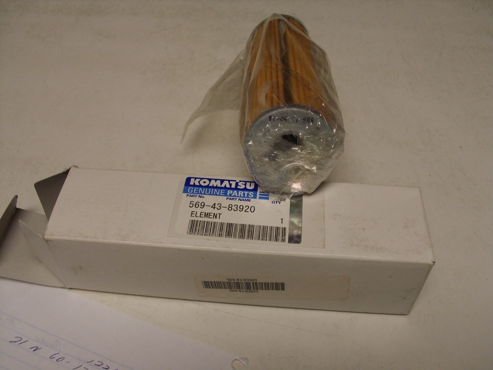 Komatsu 569-43-83920 filter element | eBay