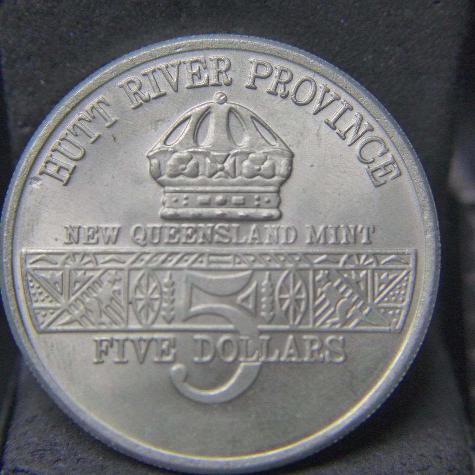 Lot of (5) 1991 Desert Storm Coin Hutt River Province $5 Apache ...