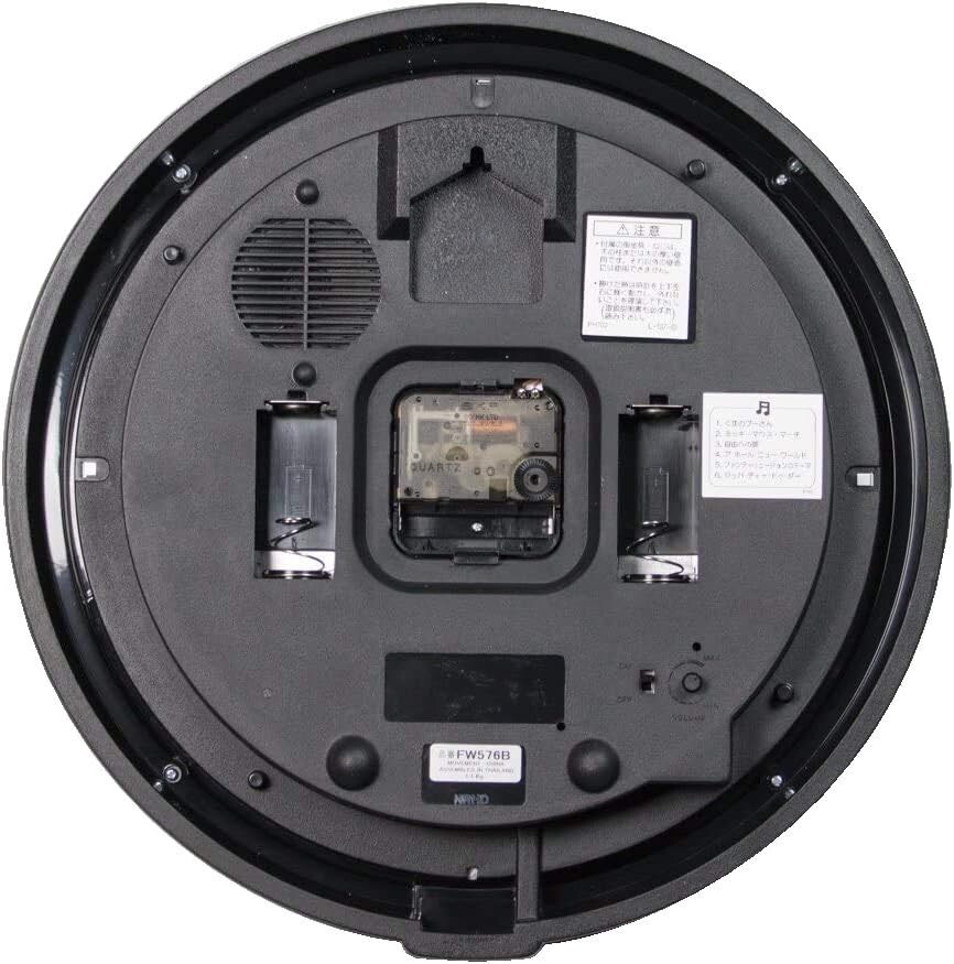 SEIKO FW576B Disney Mickey Mouse Wall Clock Metallic 6 songs melody ...