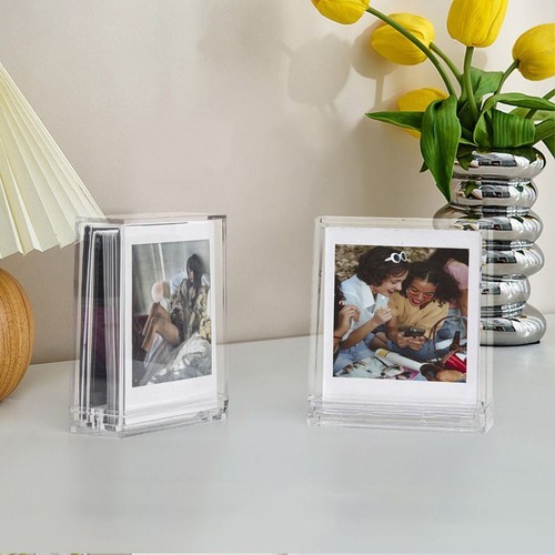 Transparent 3 inch Picture Holder Photo Table for Fujifilm Instax mini ...