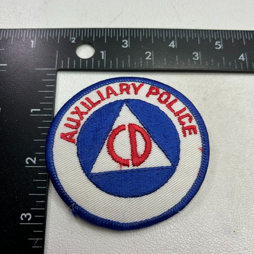 VINTAGE CD CIVIL DEFENSE AUXILIARY POLICE Shoulder Patch 471L | eBay
