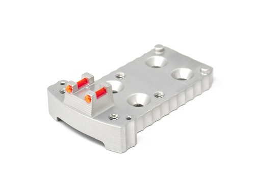 1911 RMR Base Plate (Trijicon Style) -Light-Weight Aluminum -Silver ...