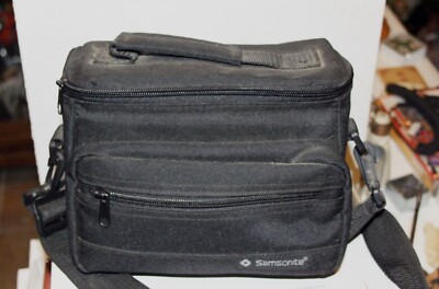 Samsonite Black Padded Camera Bag For Video Camera or Camcorder | eBay