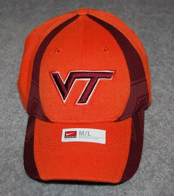 VIRGINIA TECH HOKIES ADULTS NCAA COLLEGE CAPS HAT FLEX FIT M/L | eBay