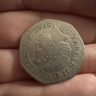 2006 Victoria Cross Heroic Acts Wounded Soldier 50P Fifty Pence UK Coin ...