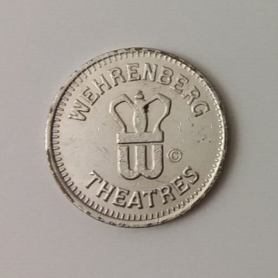 Wehrenberg Theatres BFC Enterprises Inc. Vending Token 22mm | eBay