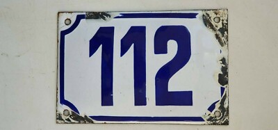 Signs - Porcelain Door House Gate Number Plate