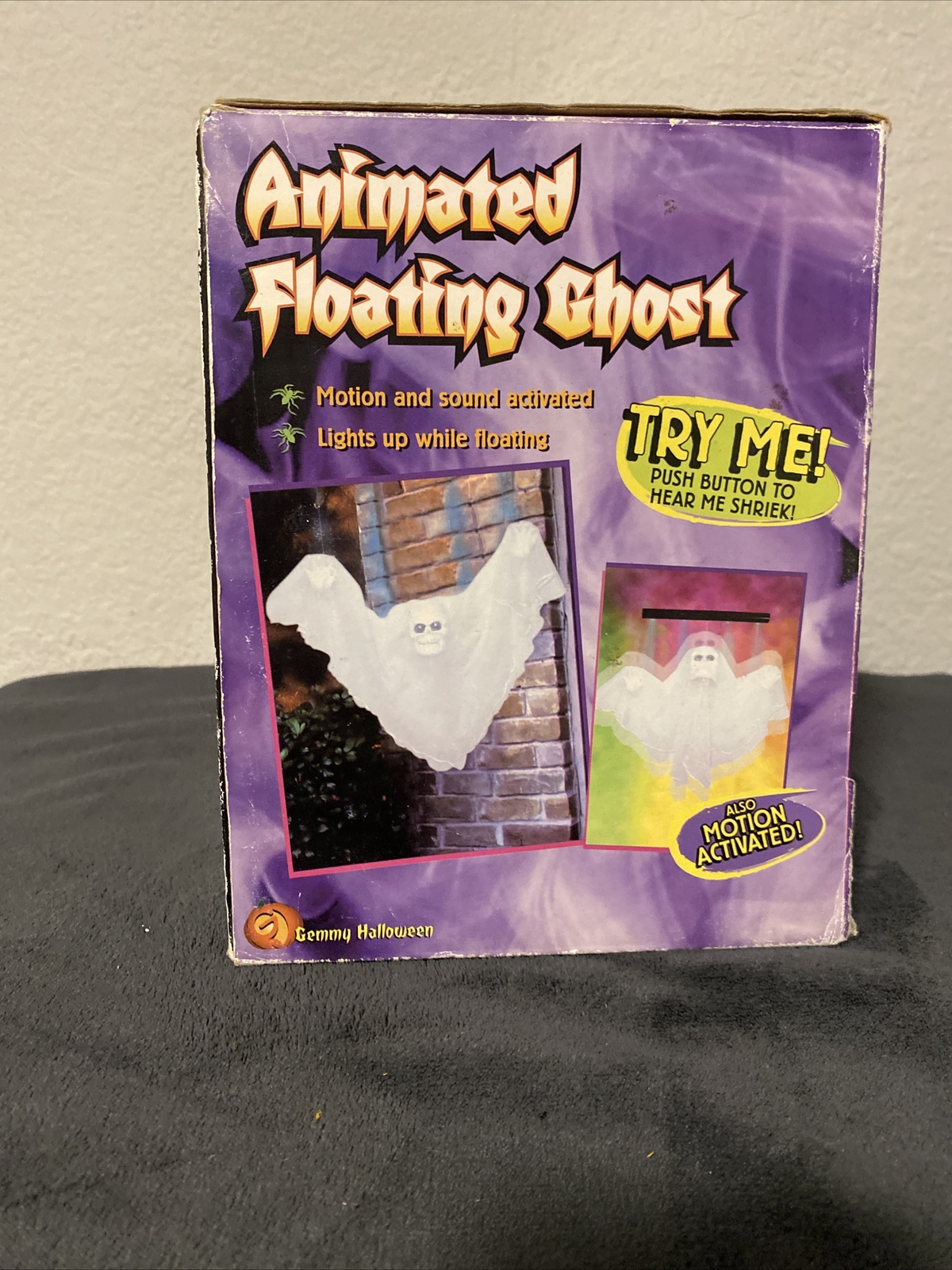 Gemmy Halloween Animated Floating Ghost Motion Activated 2002 Tested ...