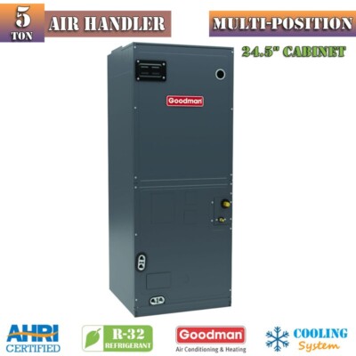Goodman 5 Ton R32 Ducted Air Handler AMST60DU1300 Multi-Position Nine ...